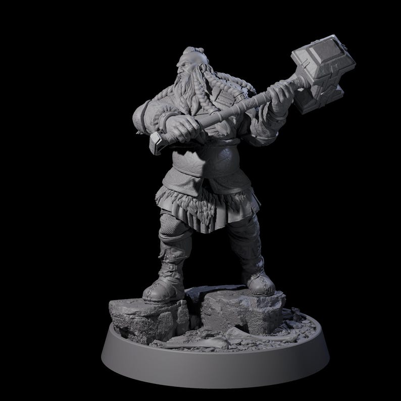 Veteran Viking Warriors Miniature for D&D, Dungeons and Dragons ...