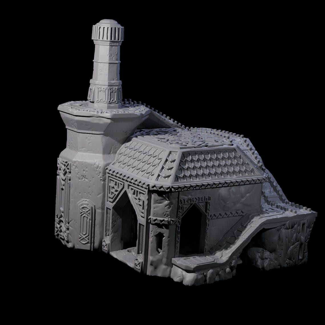 Dwarven Smelting House Building Scatter Terrain for D&D, Dungeons and ...