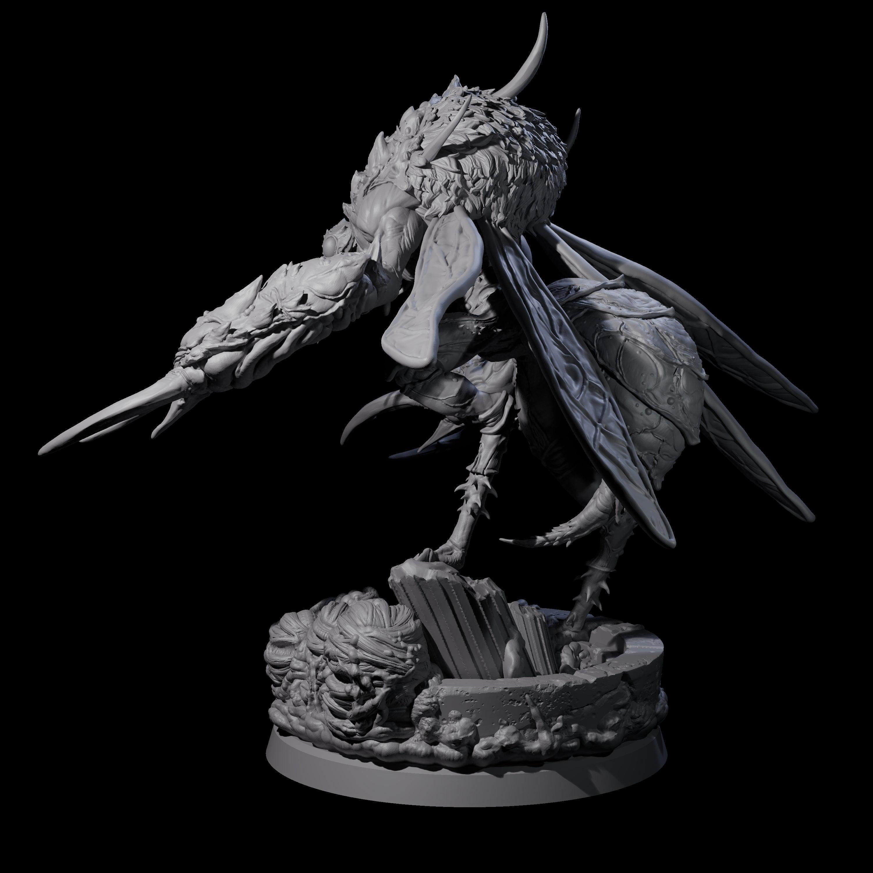Springing Hive Sentinel C Miniature for D&D, Dungeons and Dragons ...