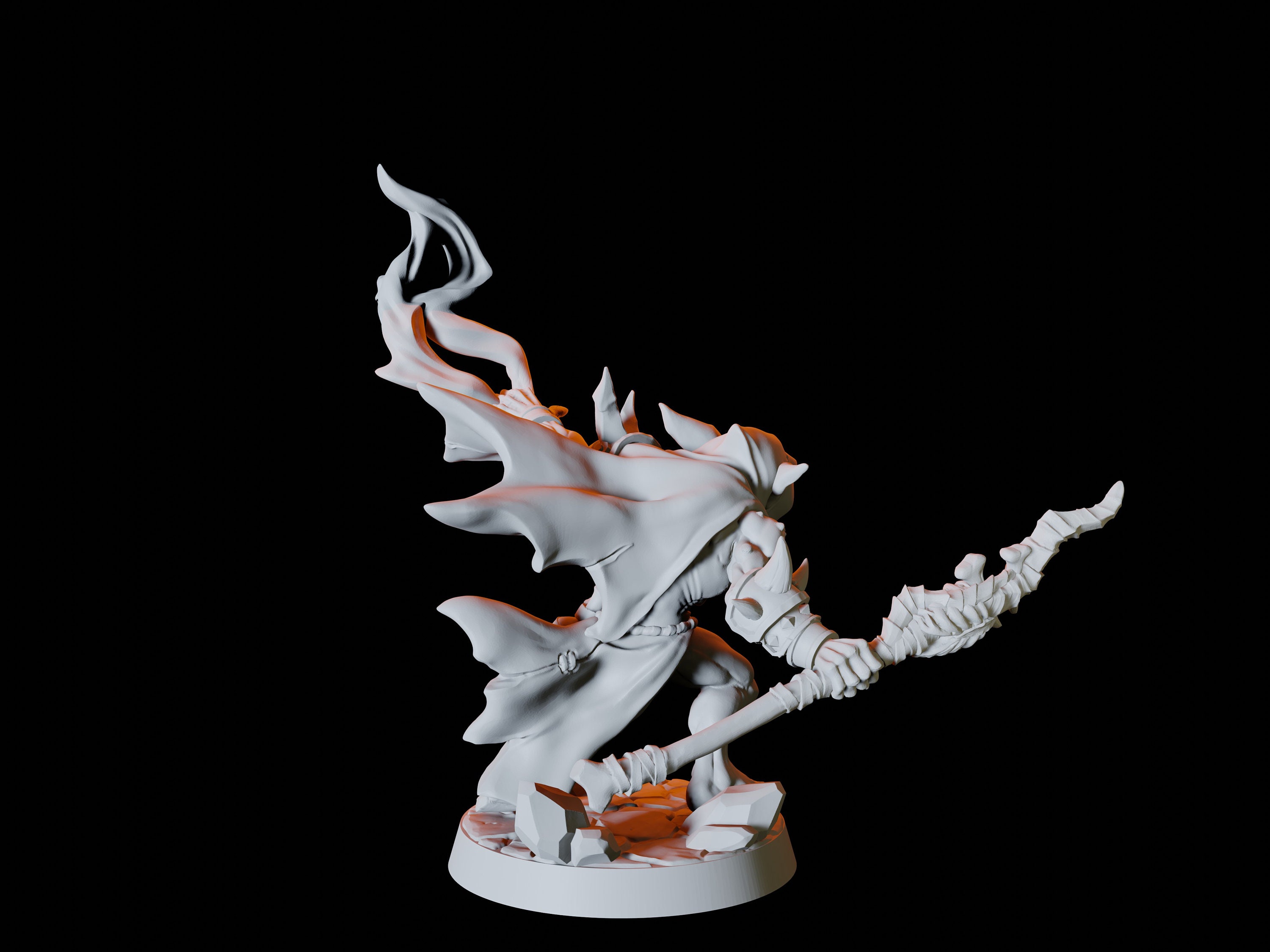 Goblin Wizard Mage Spellcaster Miniature for D&D, Dungeons and Dragons ...