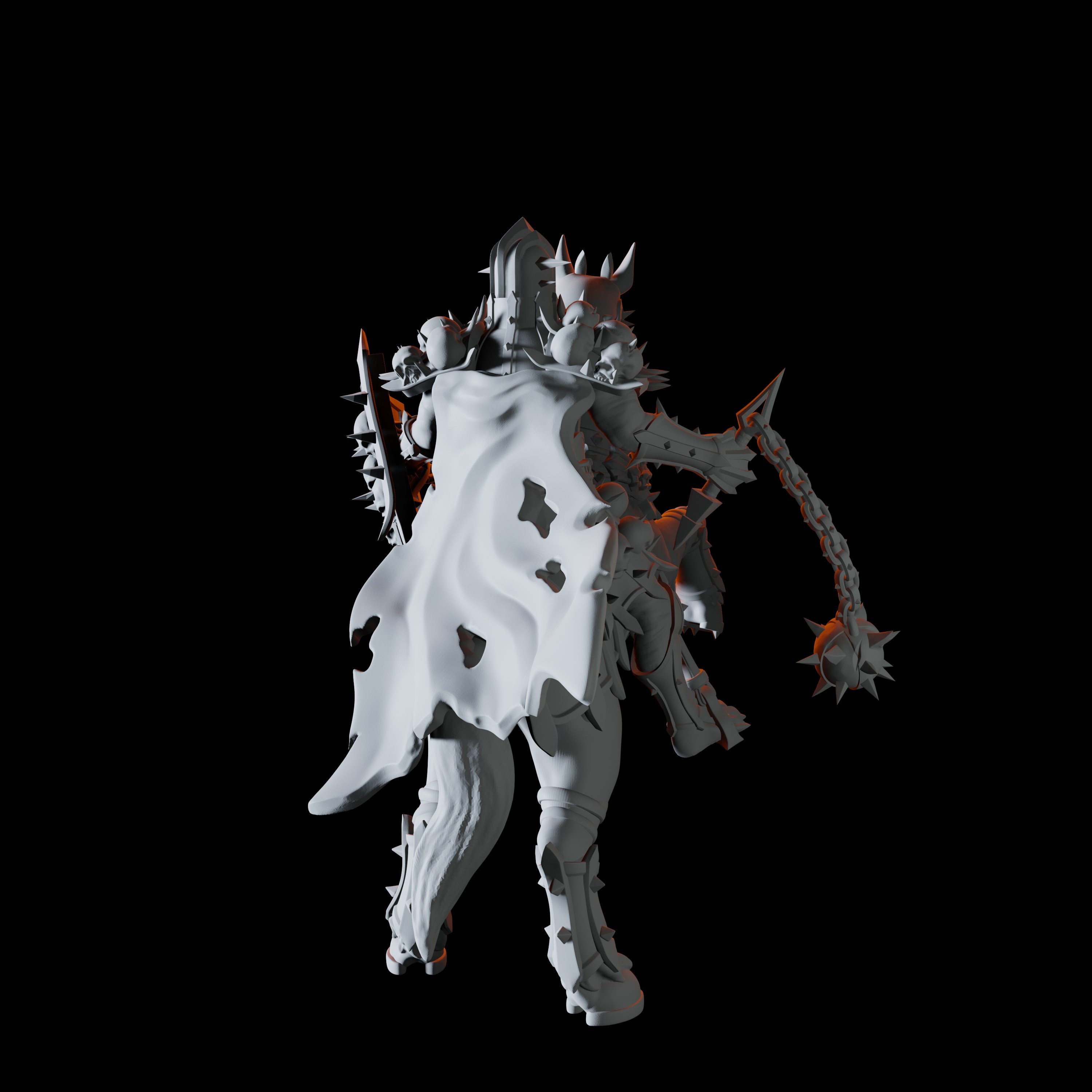 Mounted Death Knight Miniature for D&D Dungeons and Dragons | Etsy