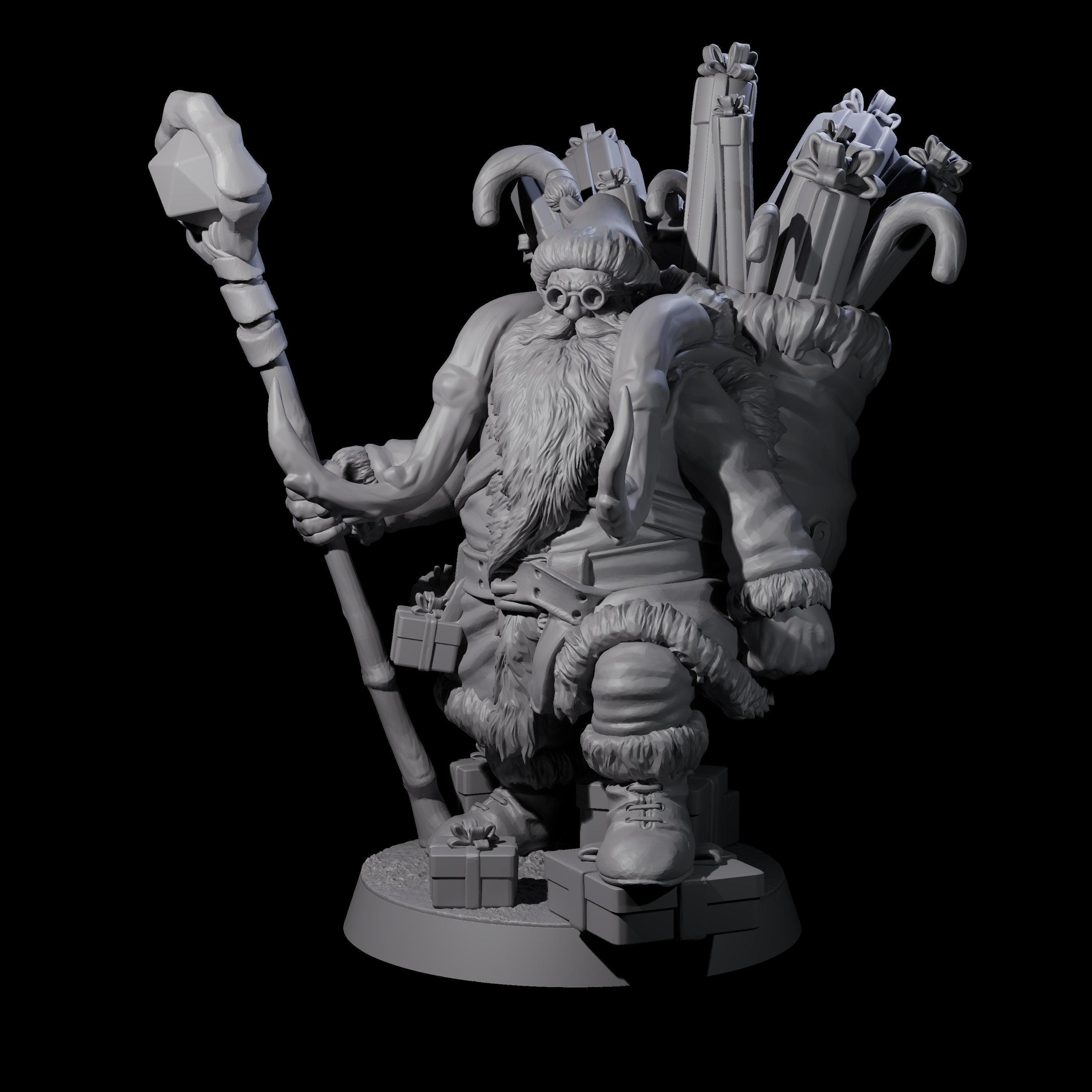 Adventurer Father Christmas Miniature for D&D, Dungeons and Dragons ...
