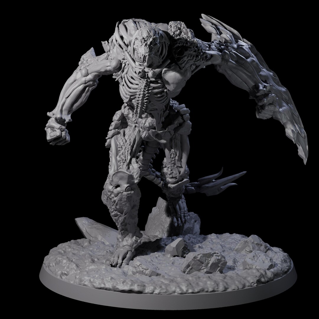Striding Bone Colossus B Miniature for D&D, Dungeons and Dragons ...