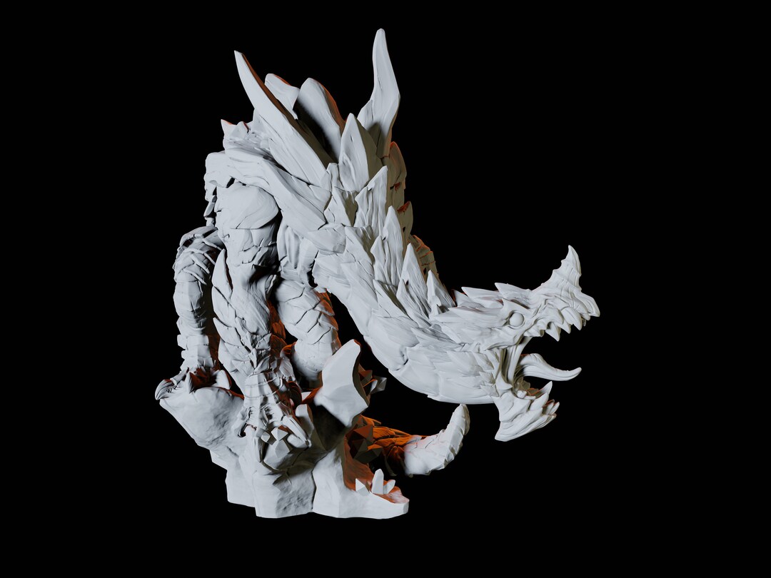 Wingless Dragon Miniature for D&D, Dungeons and Dragons, Pathfinder and ...