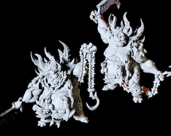 Valaruko Miniature Demon Lord Balrog DND Pathfinder Tabletop - Etsy