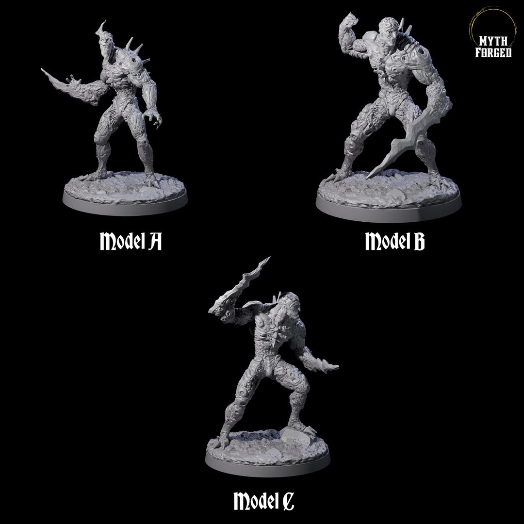 Three Barky Hive Guardians Miniature for D&D, Dungeons and Dragons ...