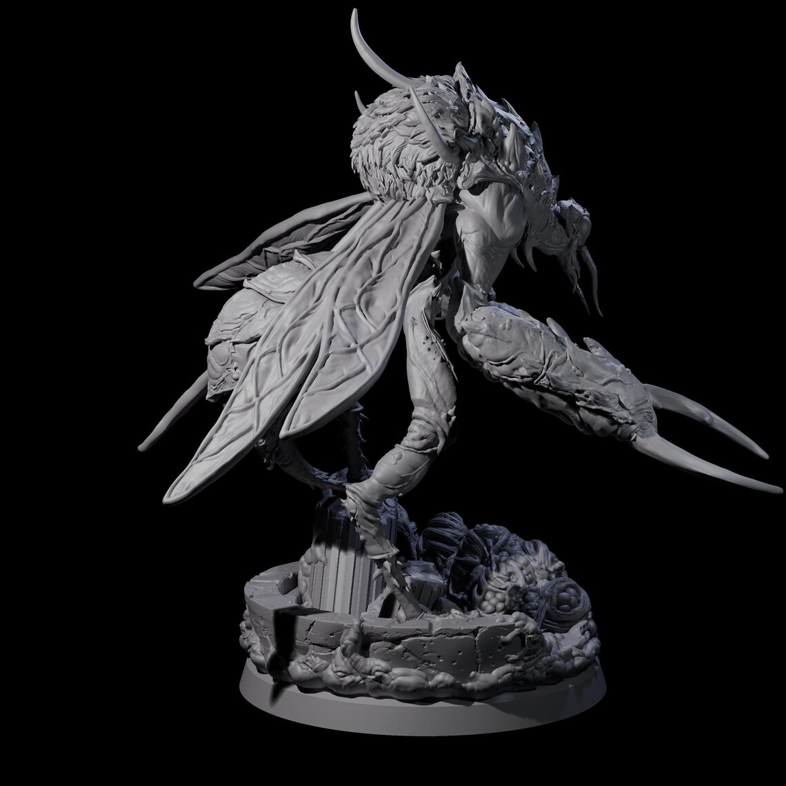 Springing Hive Sentinel C Miniature for D&D, Dungeons and Dragons ...