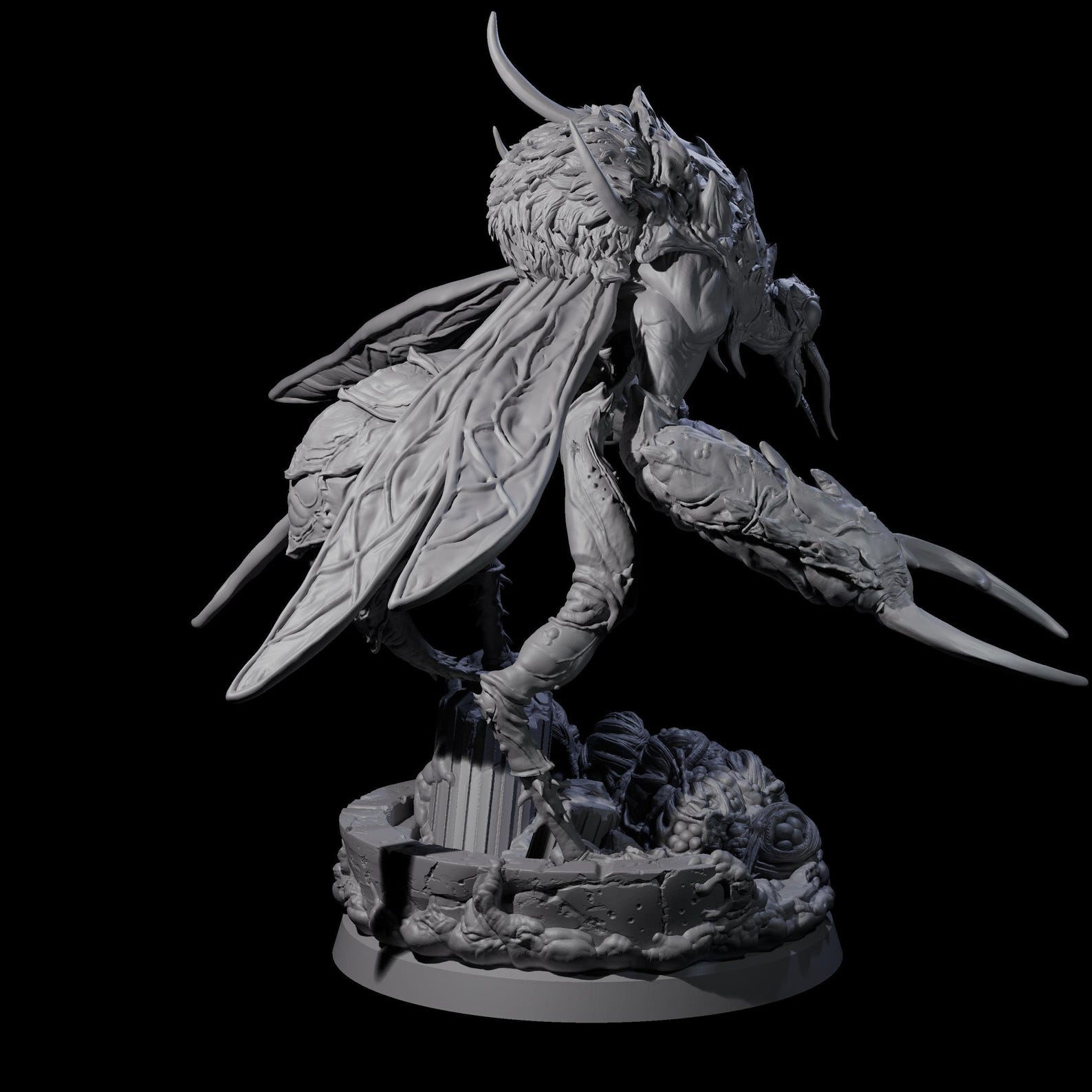 Springing Hive Sentinel C Miniature for D&D, Dungeons and Dragons ...