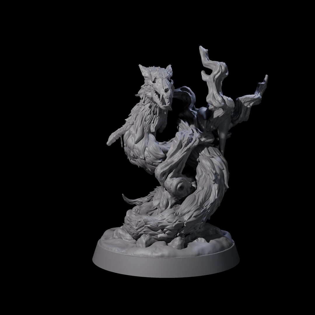 Creeping Evil Woodland Spirit Miniature for D&D, Dungeons and Dragons ...