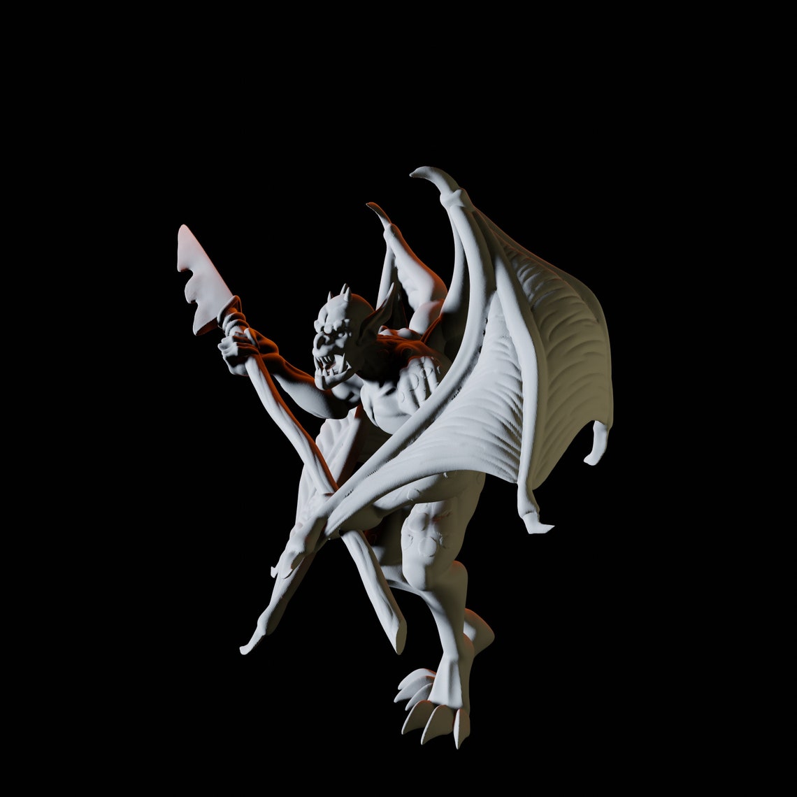 Gargoyle Miniature for D&D Dungeons and Dragons Pathfinder - Etsy