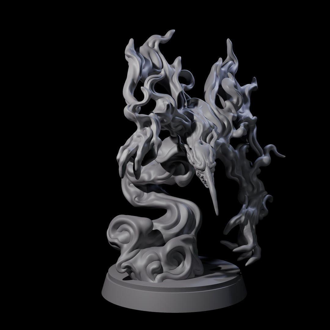 Vaporous Smoke Mephit Miniature for D&D, Dungeons and Dragons ...