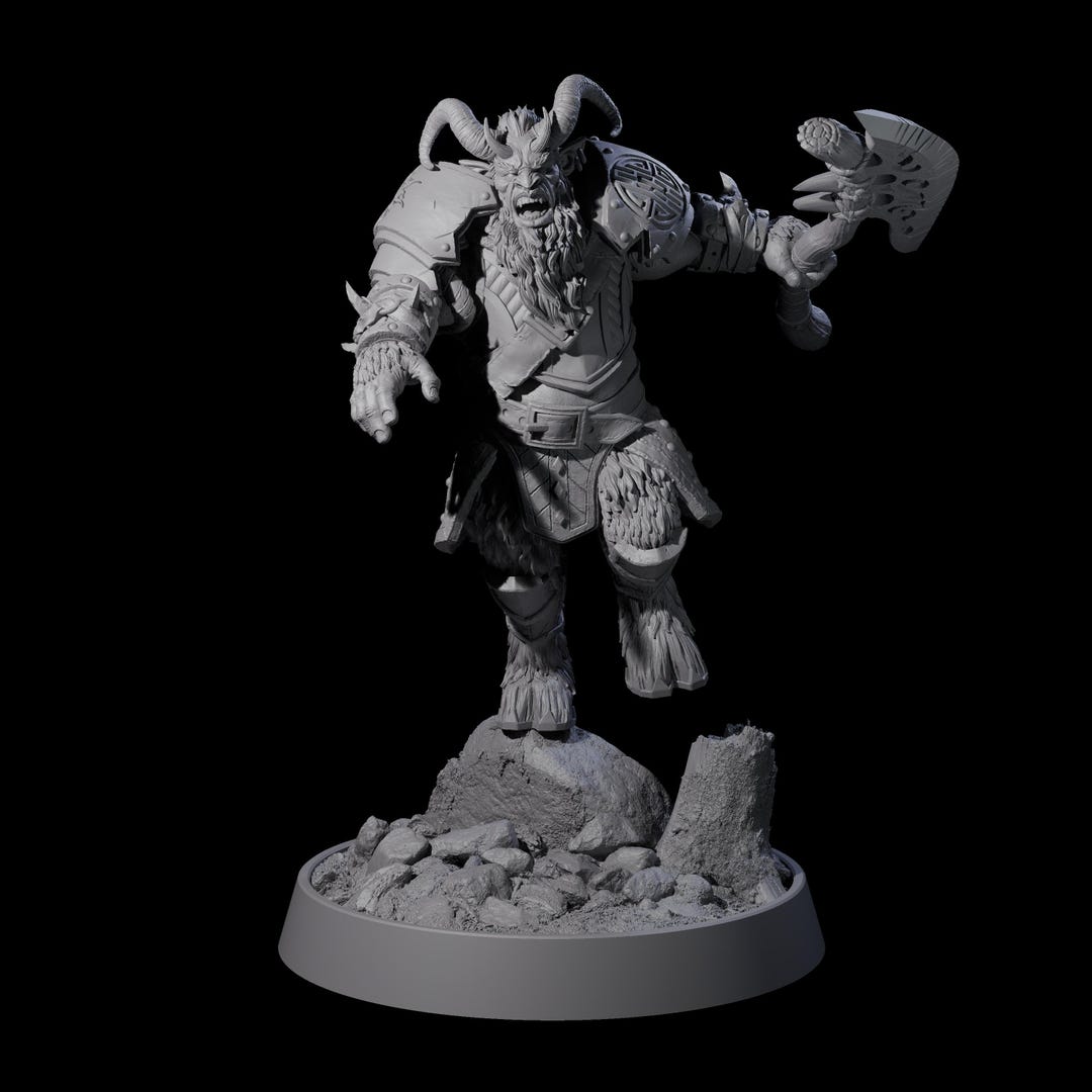 Forest Guardian Satyr K Miniature for D&D, Dungeons and Dragons ...