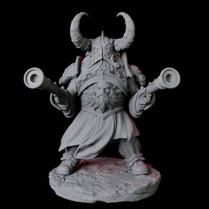 Dwarf Leadspitter Rifleman Miniature A for D&D, Dungeons and Dragons ...