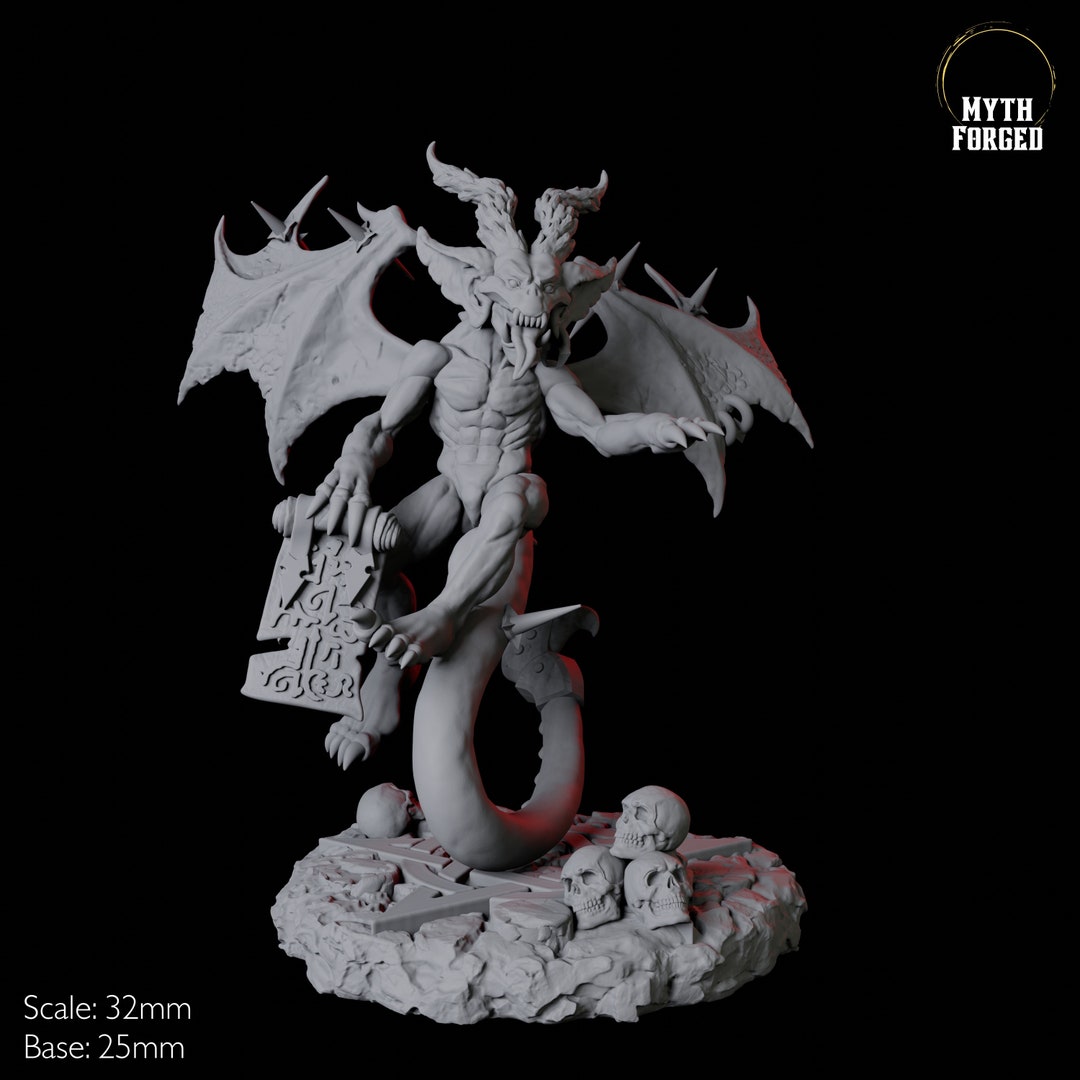Sassy Devil Imp Miniature B for D&D, Dungeons and Dragons, Pathfinder ...