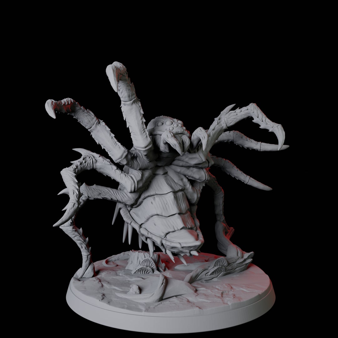 Creeping Giant Spider Miniature D for D&D, Dungeons and Dragons ...