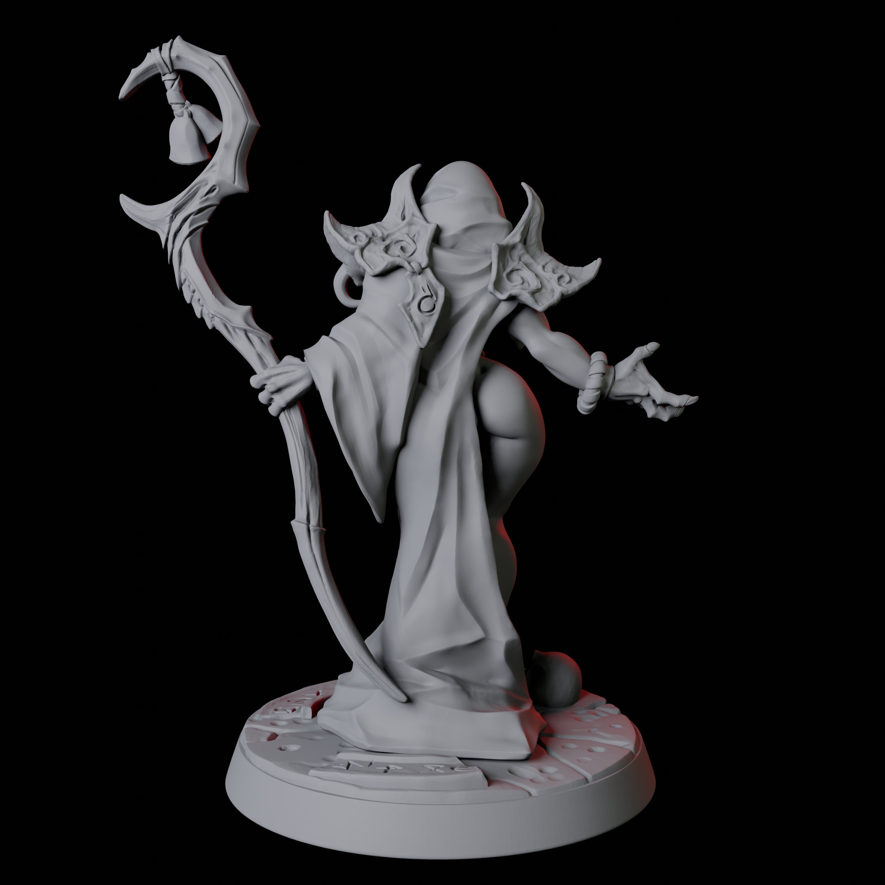 Sexy Pin up Illithid or Mind Flayer Female Miniature for D&D - Etsy UK