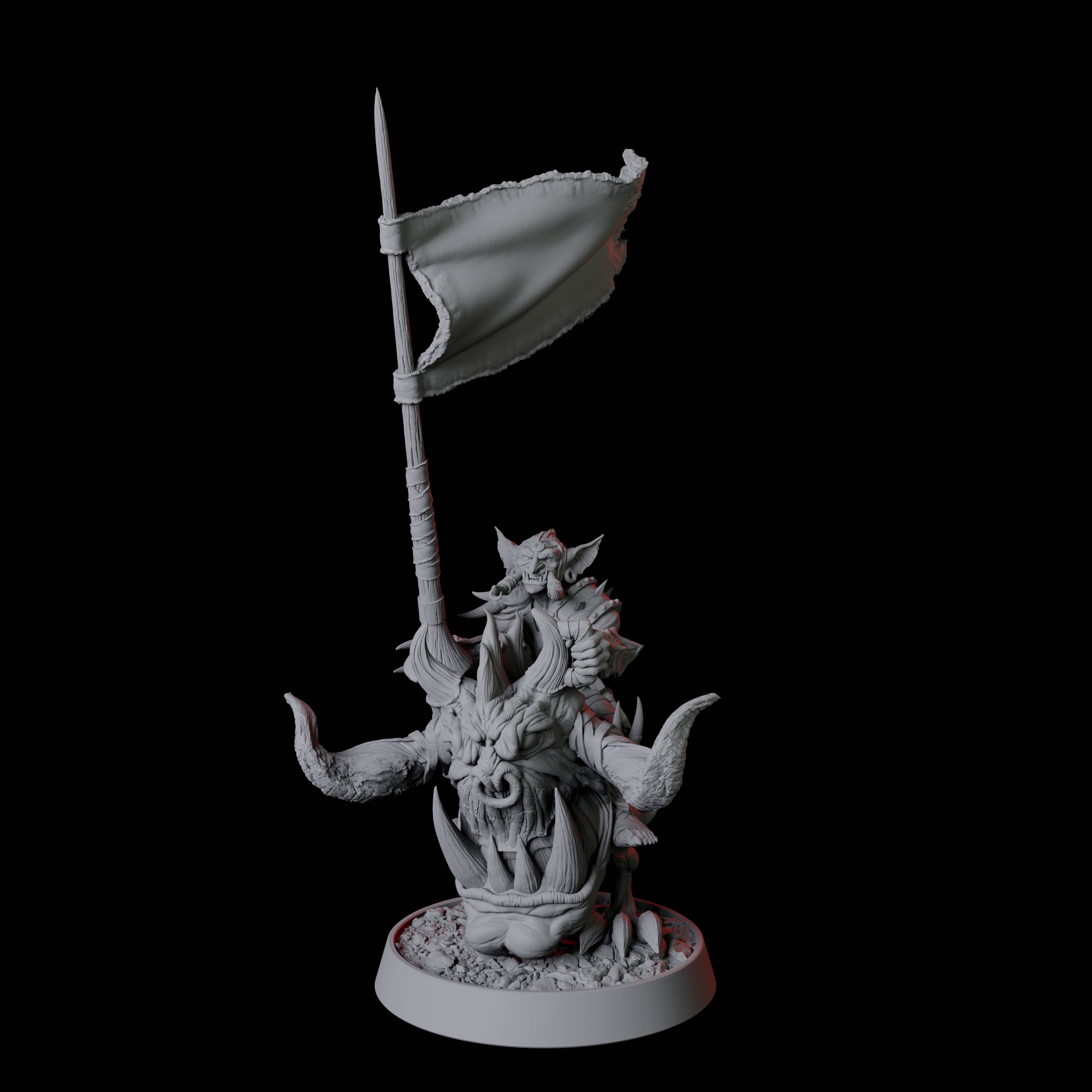 Goblin Cavalry Rider Miniature A for D&D, Dungeons and Dragons ...
