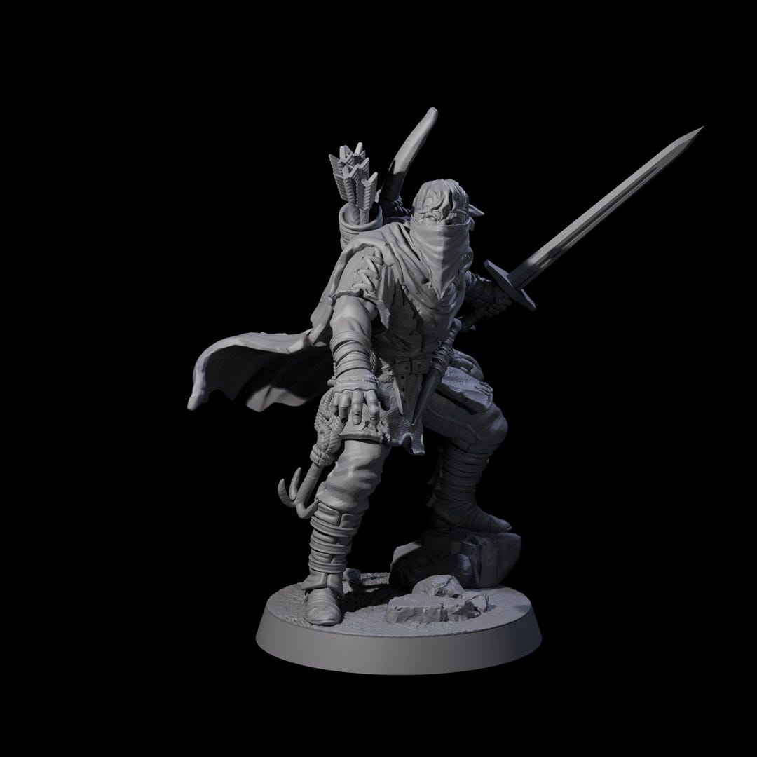 Rough Road Bandit A Miniature for D&D, Dungeons and Dragons, Pathfinder ...