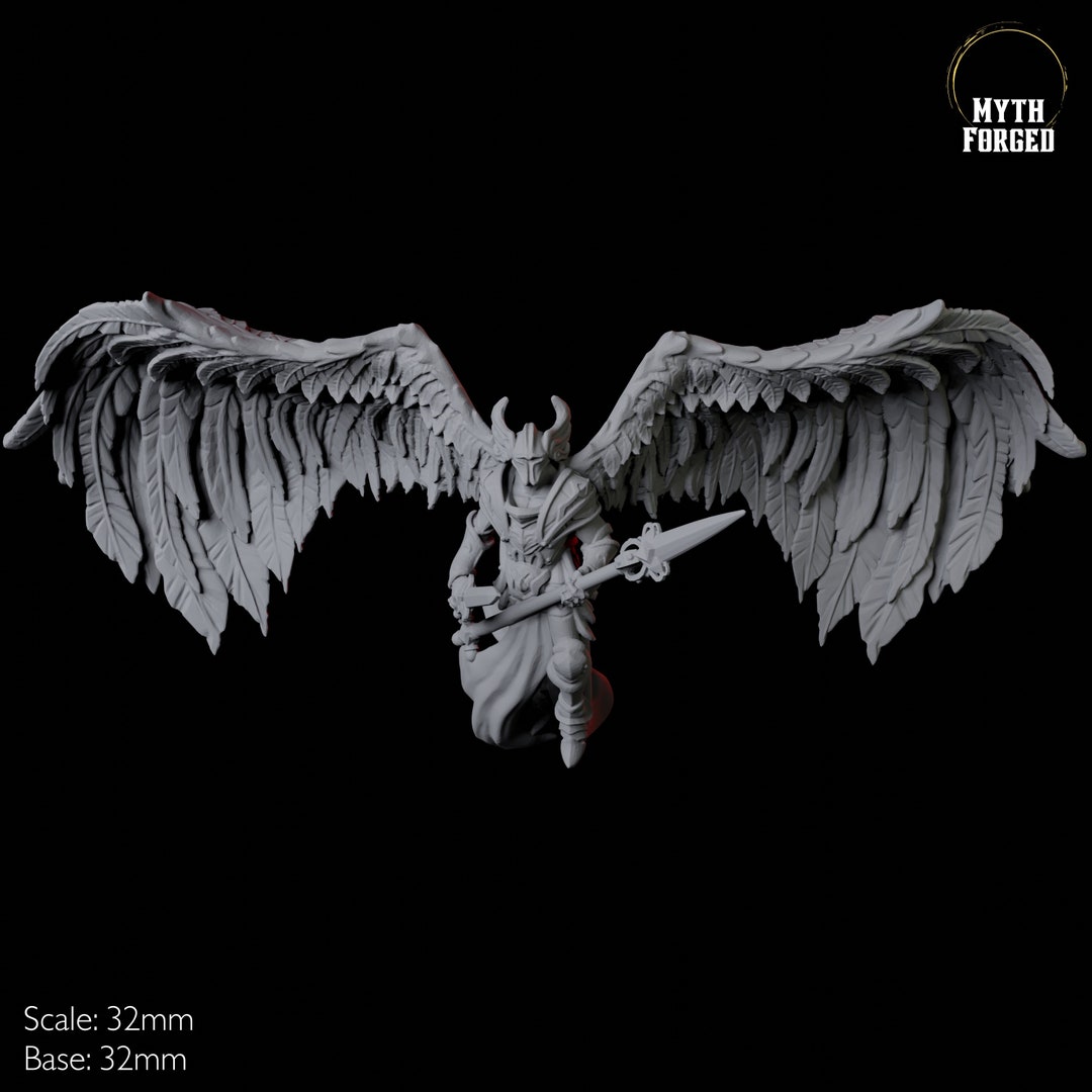 Solar Justicar Miniature E for D&D, Dungeons and Dragons, Pathfinder ...