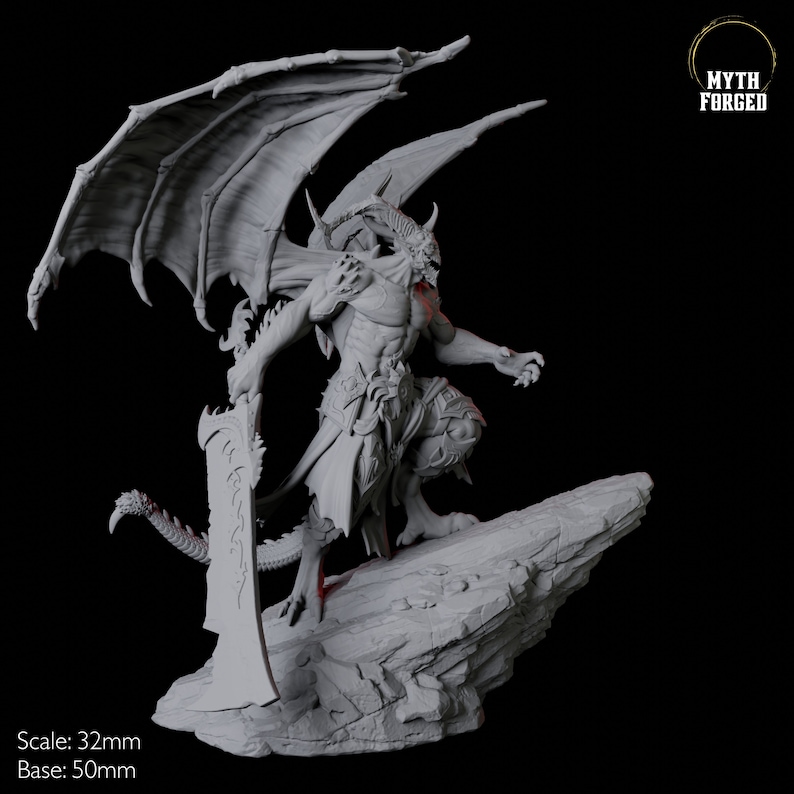 Taunting Horned Devil Miniatures for D&D, Dungeons and Dragons ...