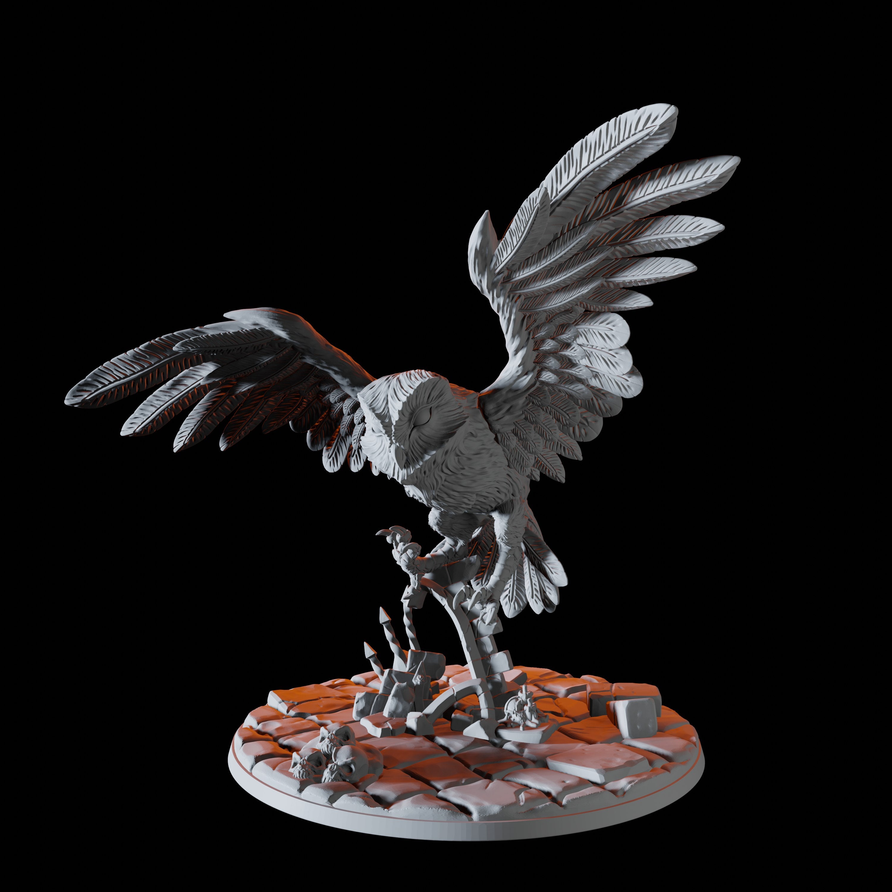 Giant Owl Miniature for D&D Dungeons and Dragons Pathfinder - Etsy