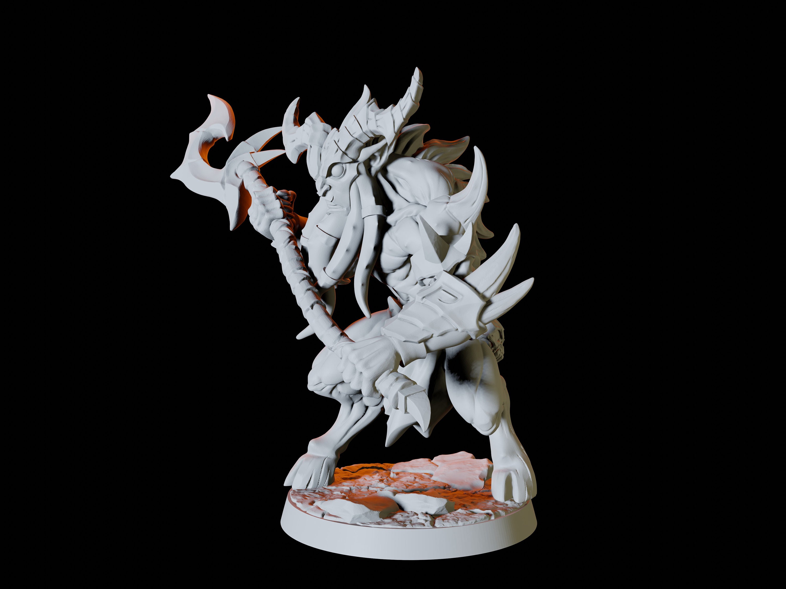 Two Demonic Soldiers or Guard Miniatures for D&D Dungeons and - Etsy UK