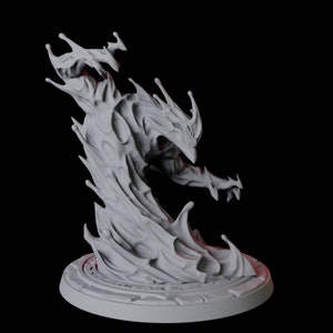 Four Elemental Miniatures for D&D, Dungeons and Dragons, Pathfinder and ...