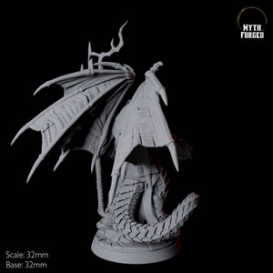 Winged Dragonborn General Miniature for D&D, Dungeons and Dragons ...