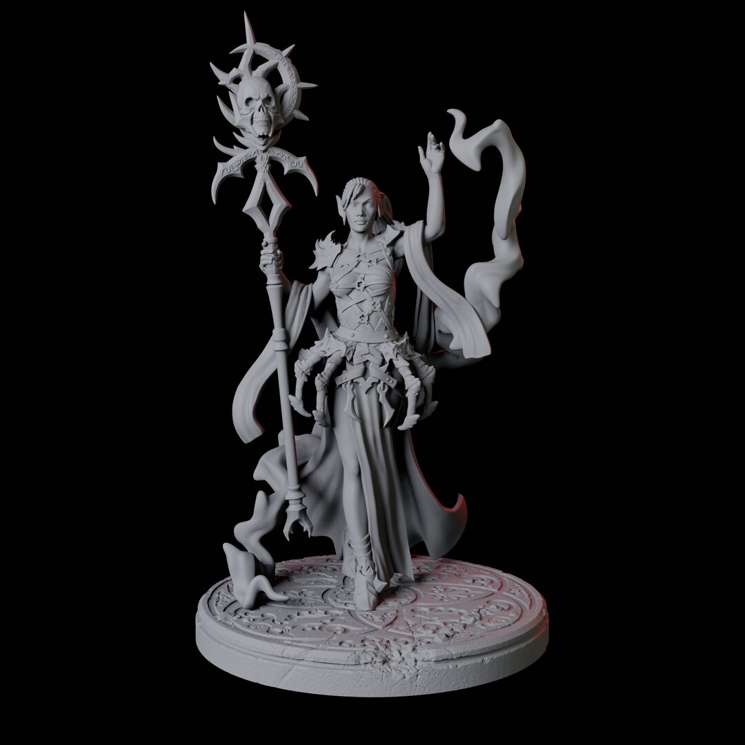 Drow Spider Priestess Miniature: D&D, Pathfinder, Tabletop RPG - Etsy