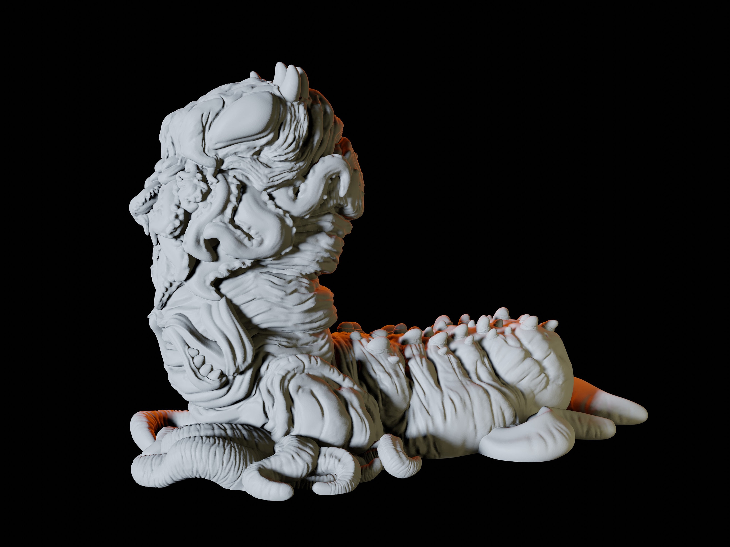 Carrion Crawler Miniature for D&D, Dungeons and Dragons, Pathfinder and ...