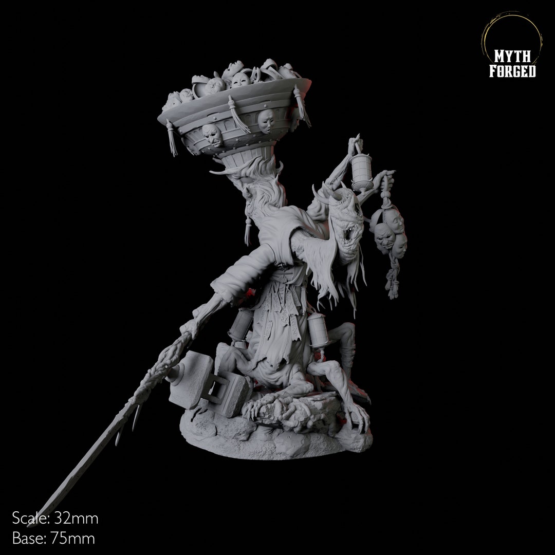 Japanese Taljjae Abomination Miniature A for D&D, Dungeons and Dragons ...