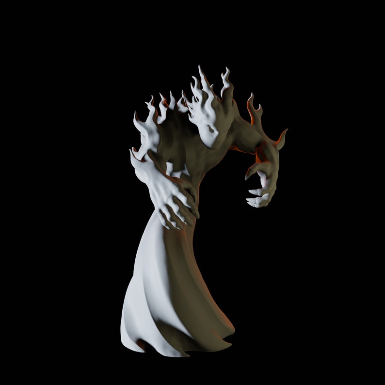 Shadow or Specter Miniature for D&D, Dungeons and Dragons, Pathfinder ...