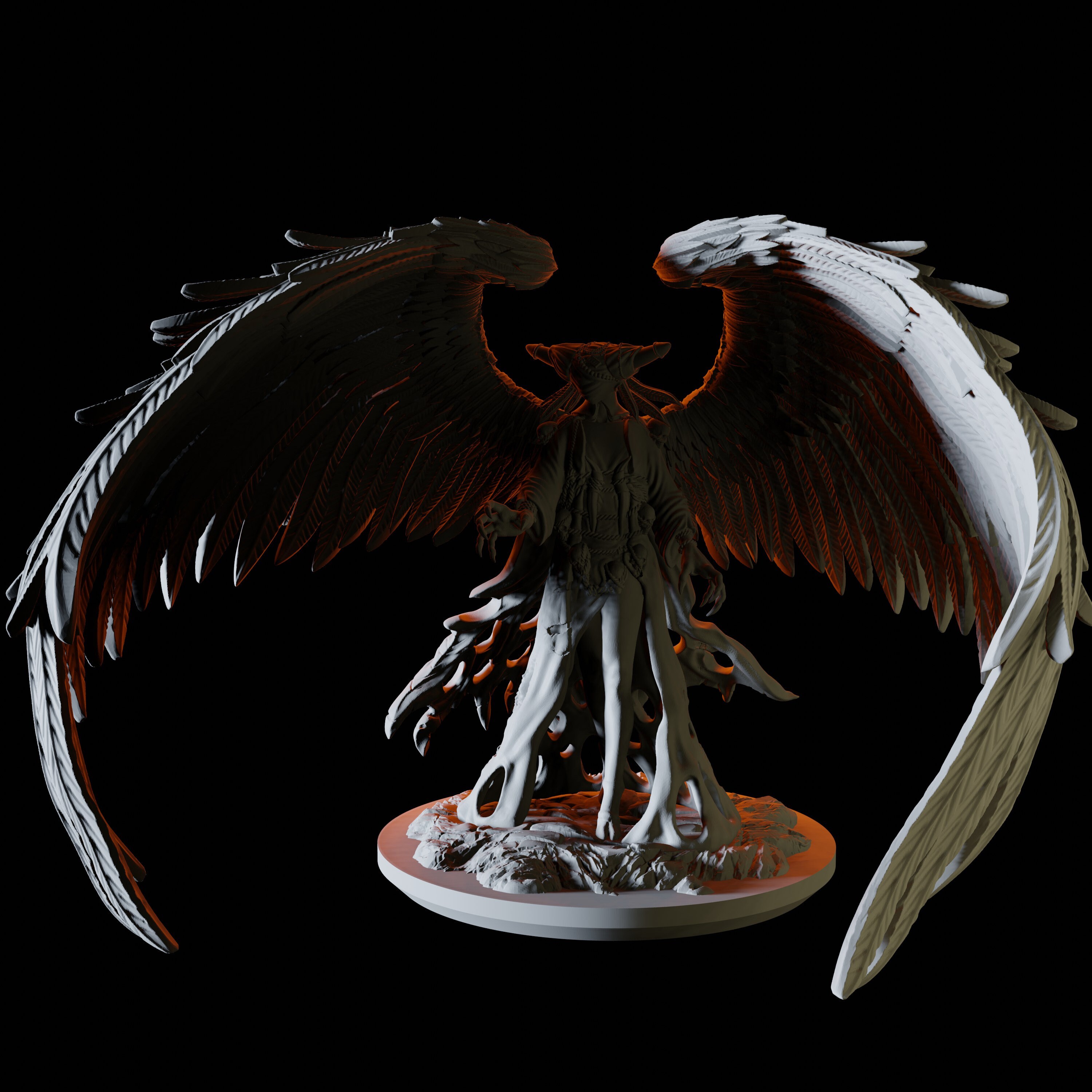 Fallen Celestial Miniature for D&D Dungeons and Dragons - Etsy