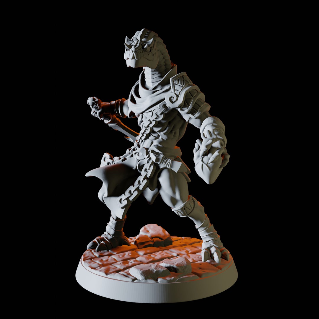 Yuan-ti Malison Miniature C for D&D, Dungeons and Dragons, Pathfinder ...