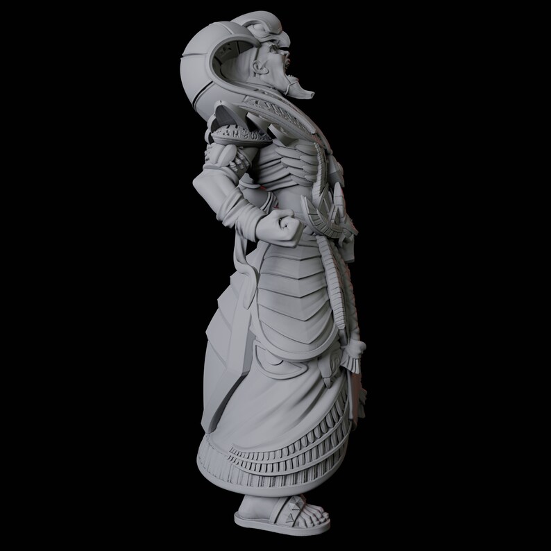 Screaming Undead Pharaoh Miniature for D&D, Dungeons and Dragons ...