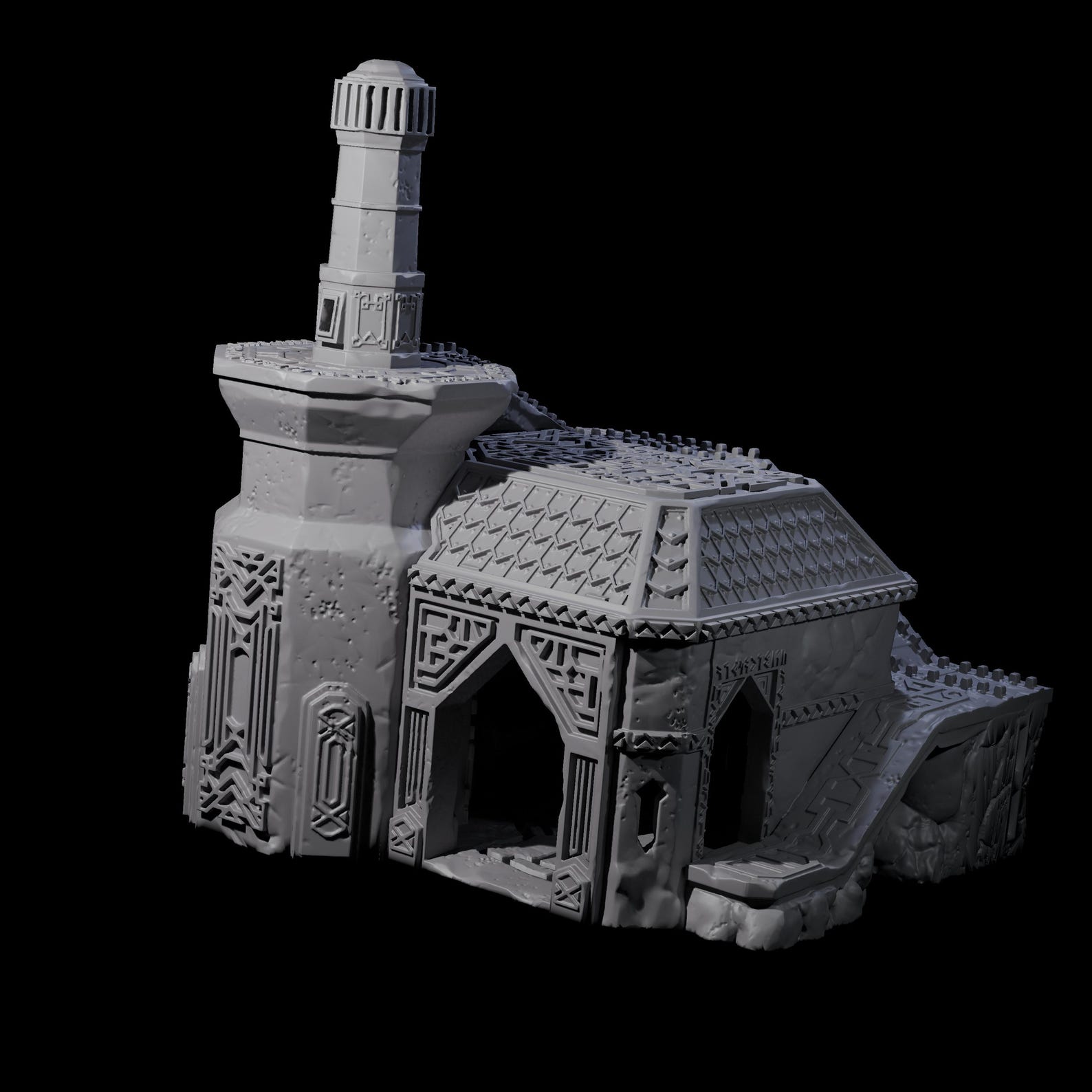 Dwarven Smelting House Building Scatter Terrain for D&D, Dungeons and ...