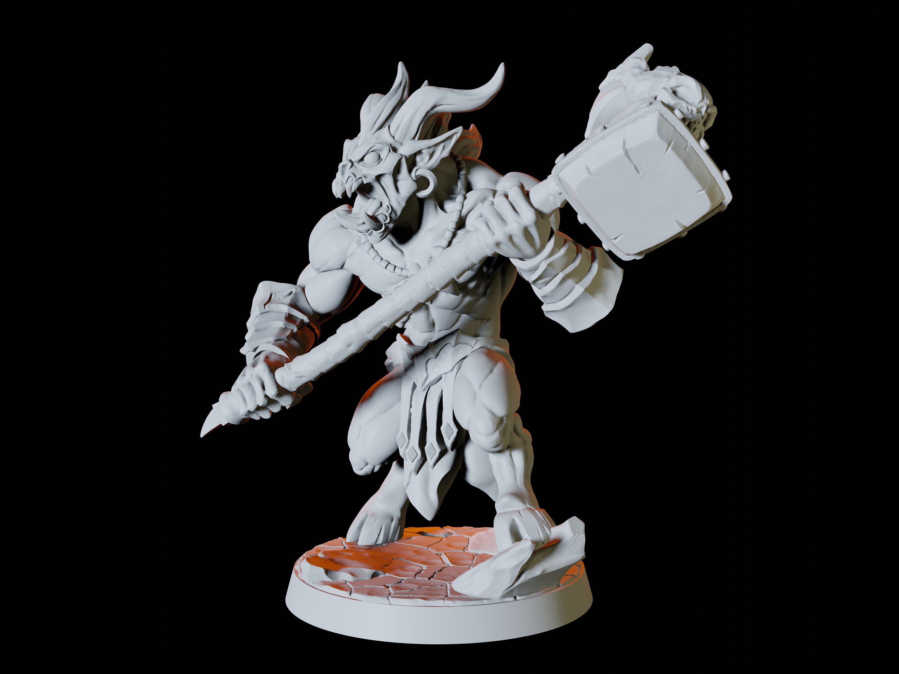 Two Demonic Soldiers or Guard Miniatures for D&D Dungeons and - Etsy UK