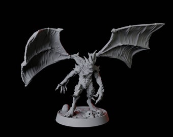 Bone Devil Slender Devil Miniature for Tabletop Games Like - Etsy