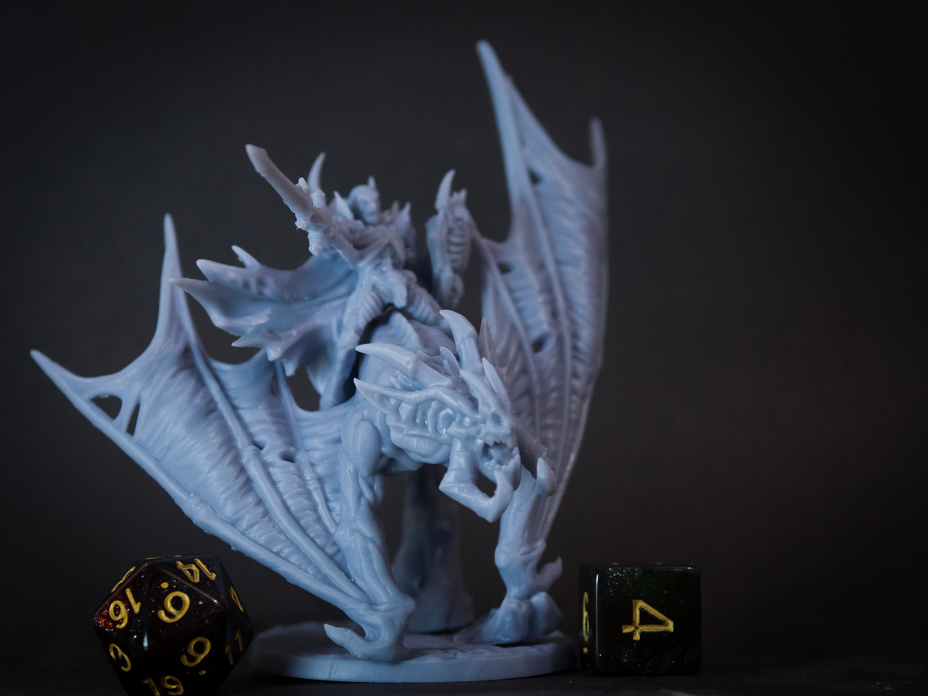 Vampire Mounted on a Giant Bat for D&D Dungeons and Dragons - Etsy UK