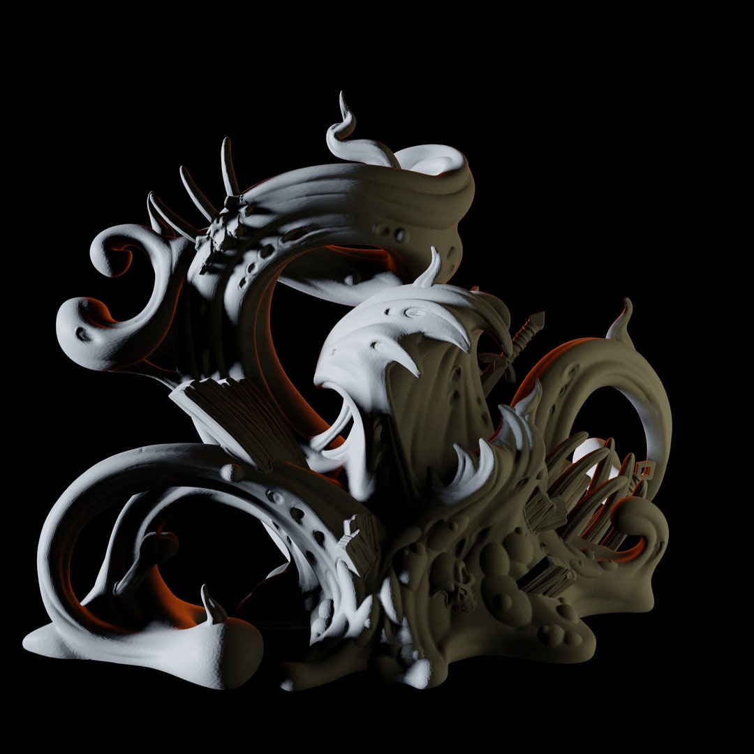 Ochre Jelly Miniature A for D&D, Dungeons and Dragons, Pathfinder and ...