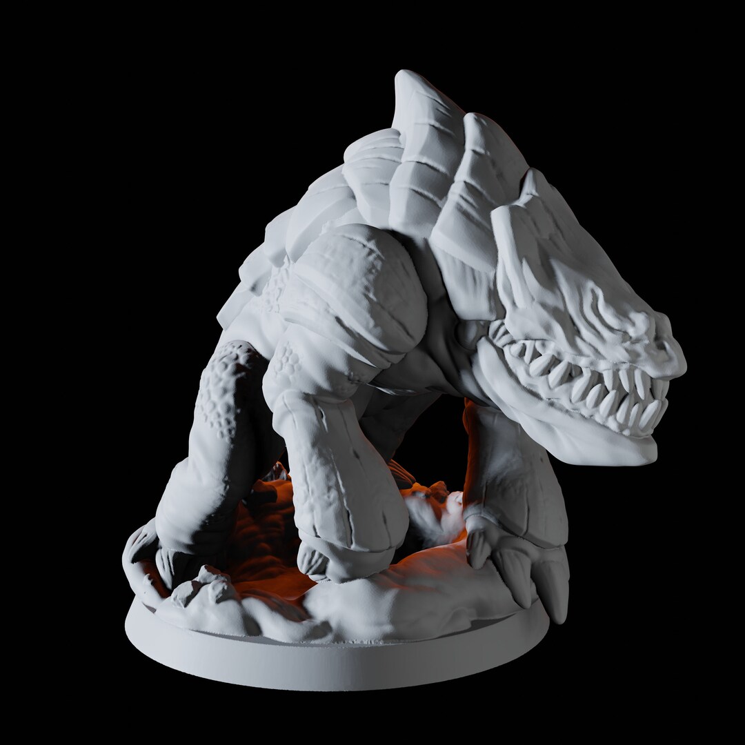 Bulette Miniature for D&D, Dungeons and Dragons, Pathfinder and Many ...