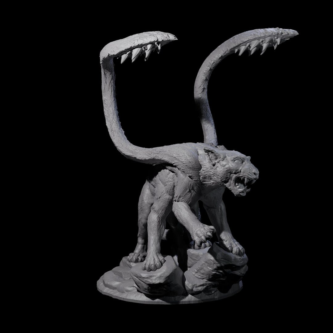 Hunting Displacer Beast A Miniature for D&D, Dungeons and Dragons ...