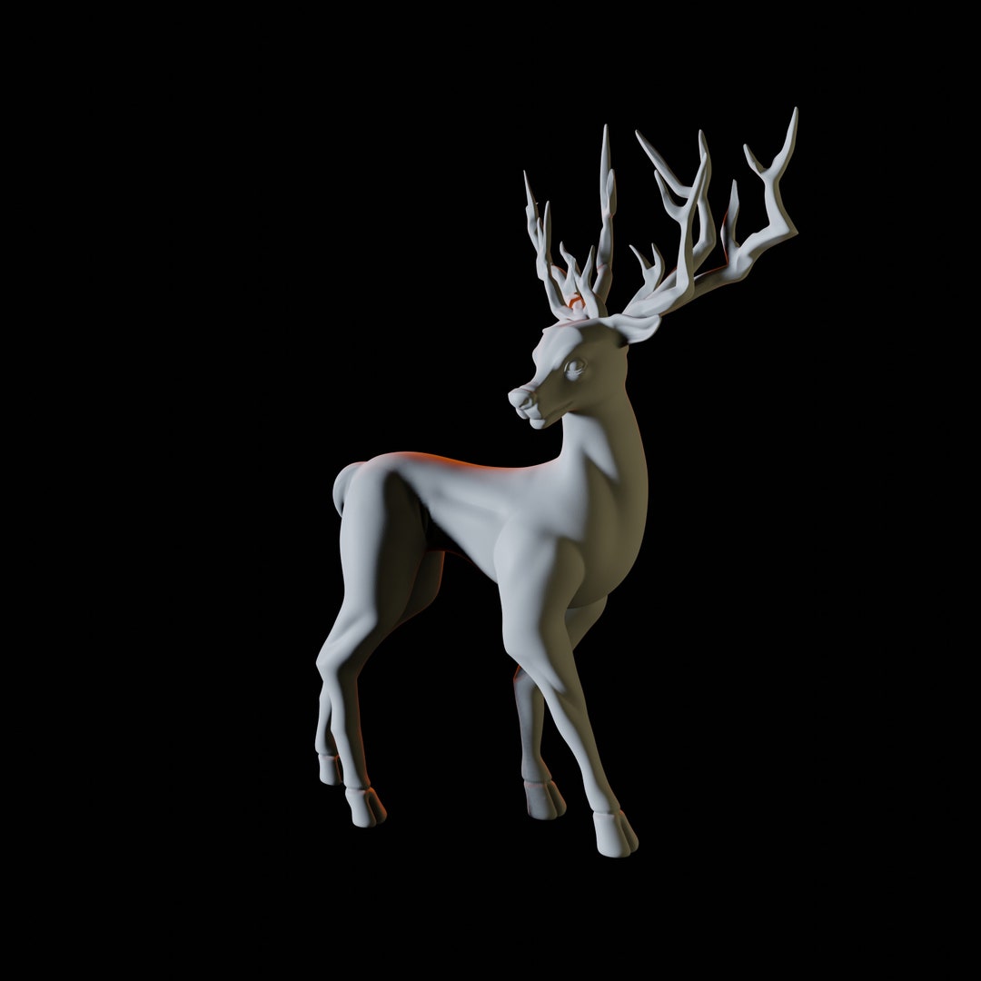 Deer Familiar Miniature for D&D, Dungeons and Dragons, Pathfinder and ...