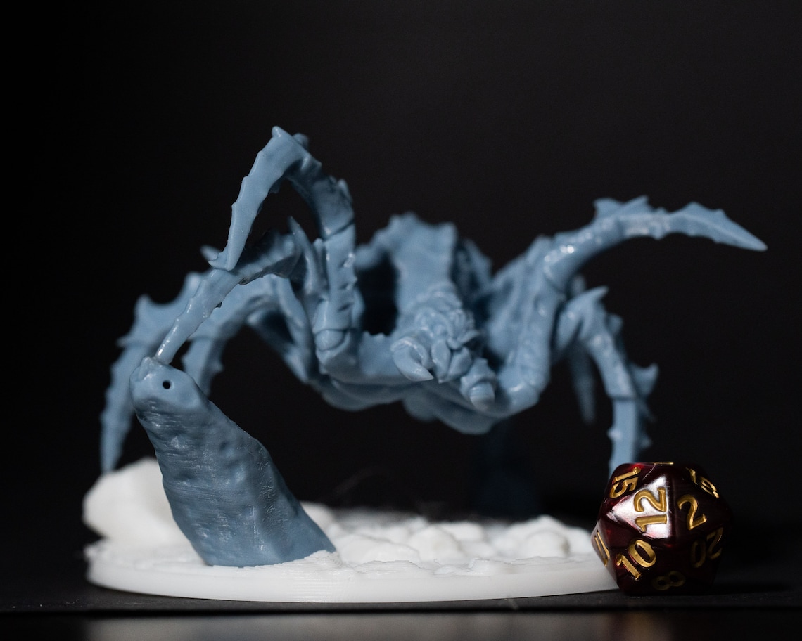 Giant Spider Miniature for D&D Dungeons and Dragons | Etsy