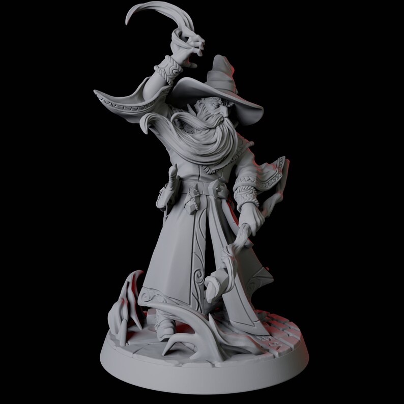 Conjuring Archwizard Miniature for D&D Dungeons and Dragons - Etsy