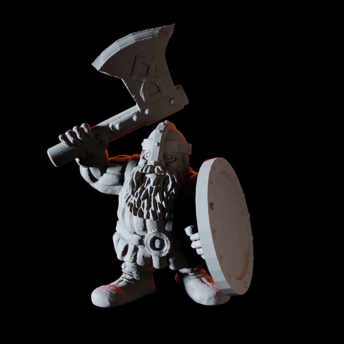 Fifteen Dwarf Shield Fighter Miniatures for D&D, Dungeons and Dragons ...