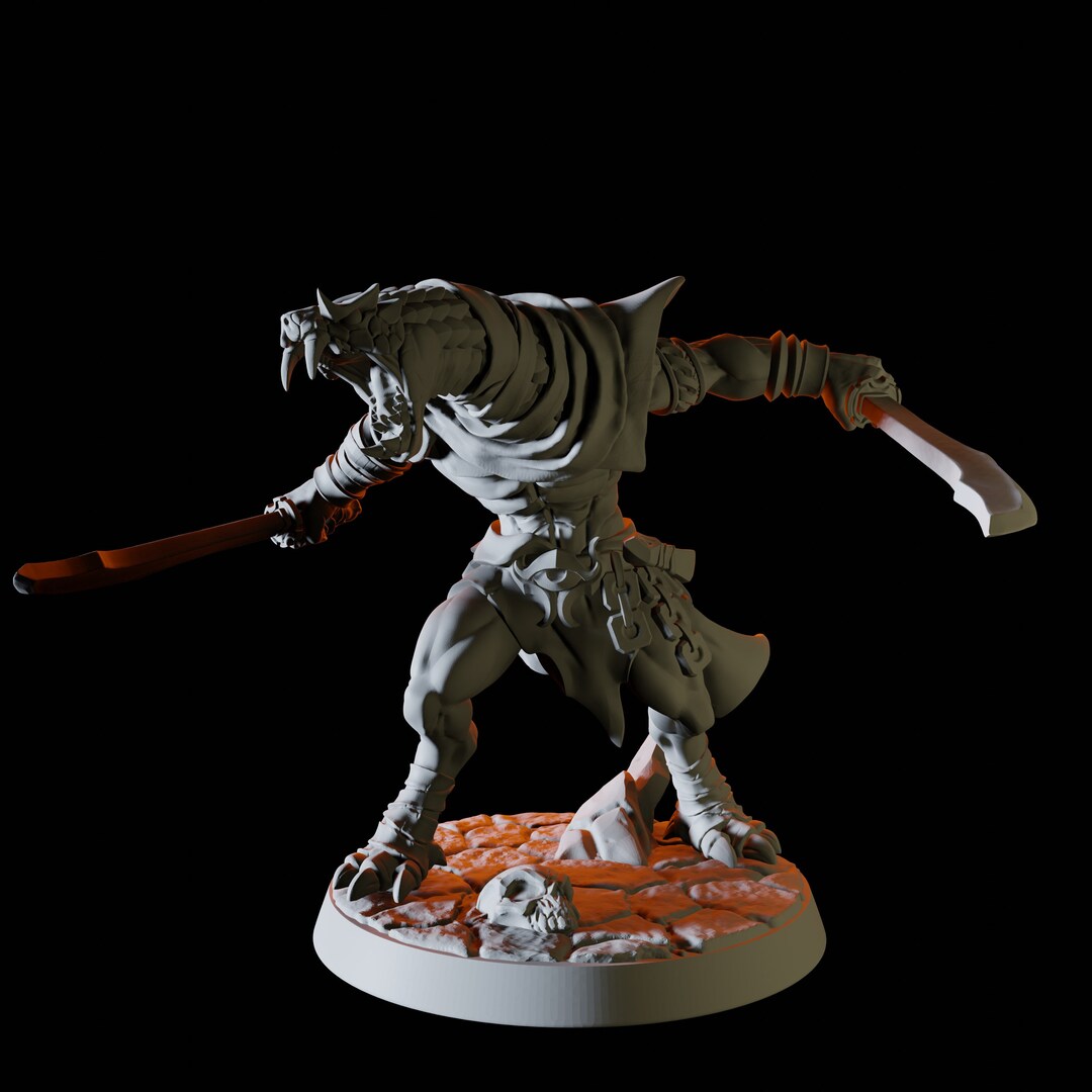Yuan-ti Malison Miniature A for D&D, Dungeons and Dragons, Pathfinder ...