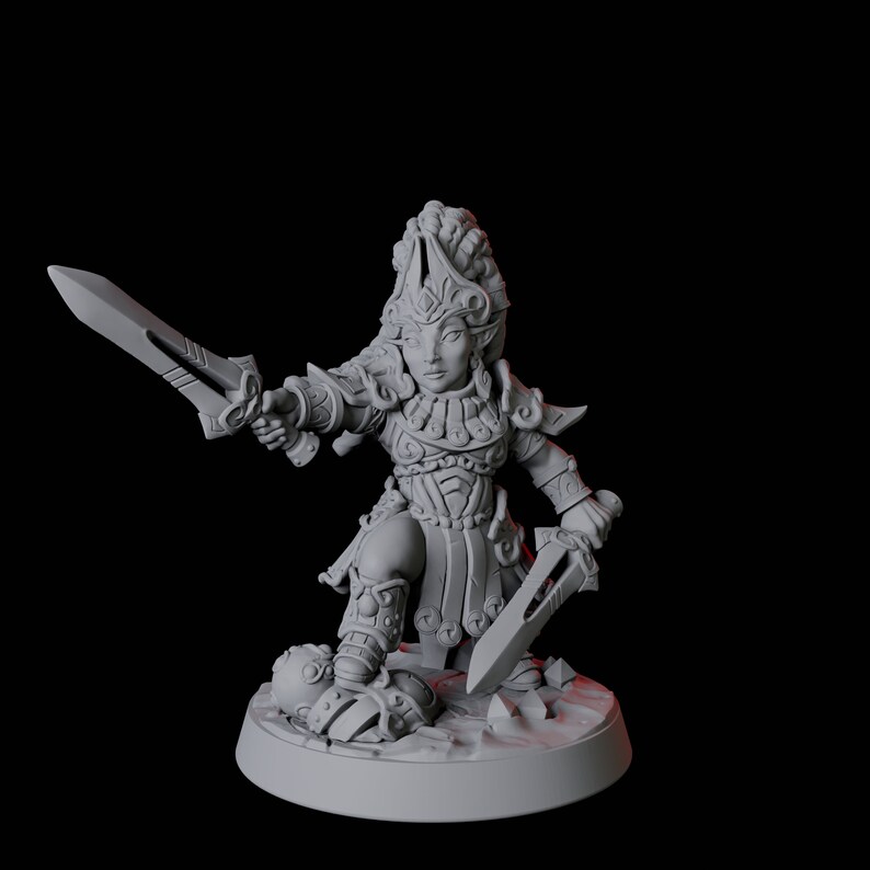 Gnome Queen Female Boss Miniature for D&D, Dungeons and Dragons ...