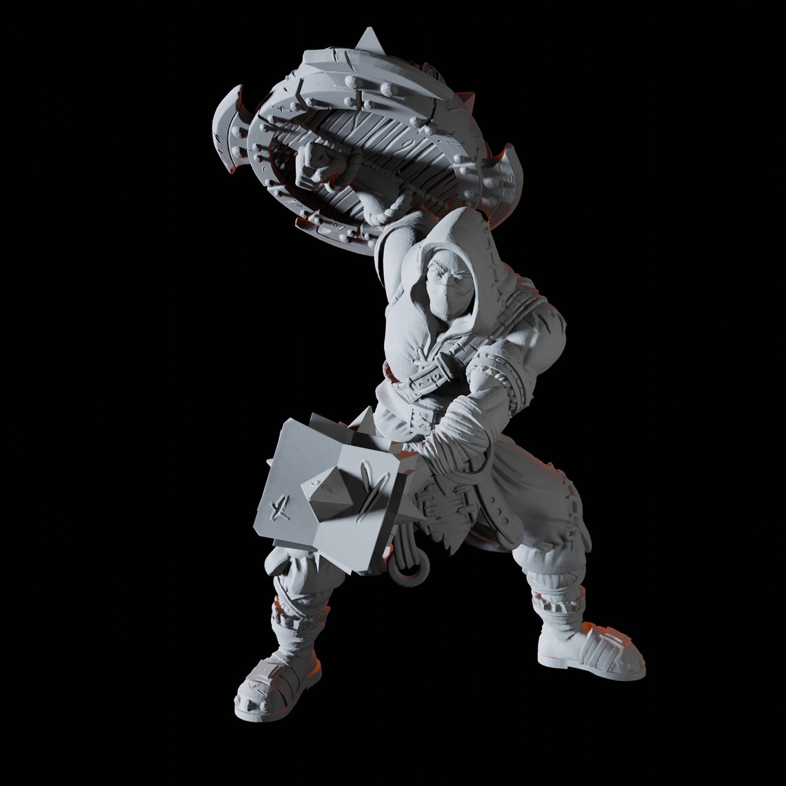 Bandit Leader Miniature for D&D Dungeons and Dragons - Etsy