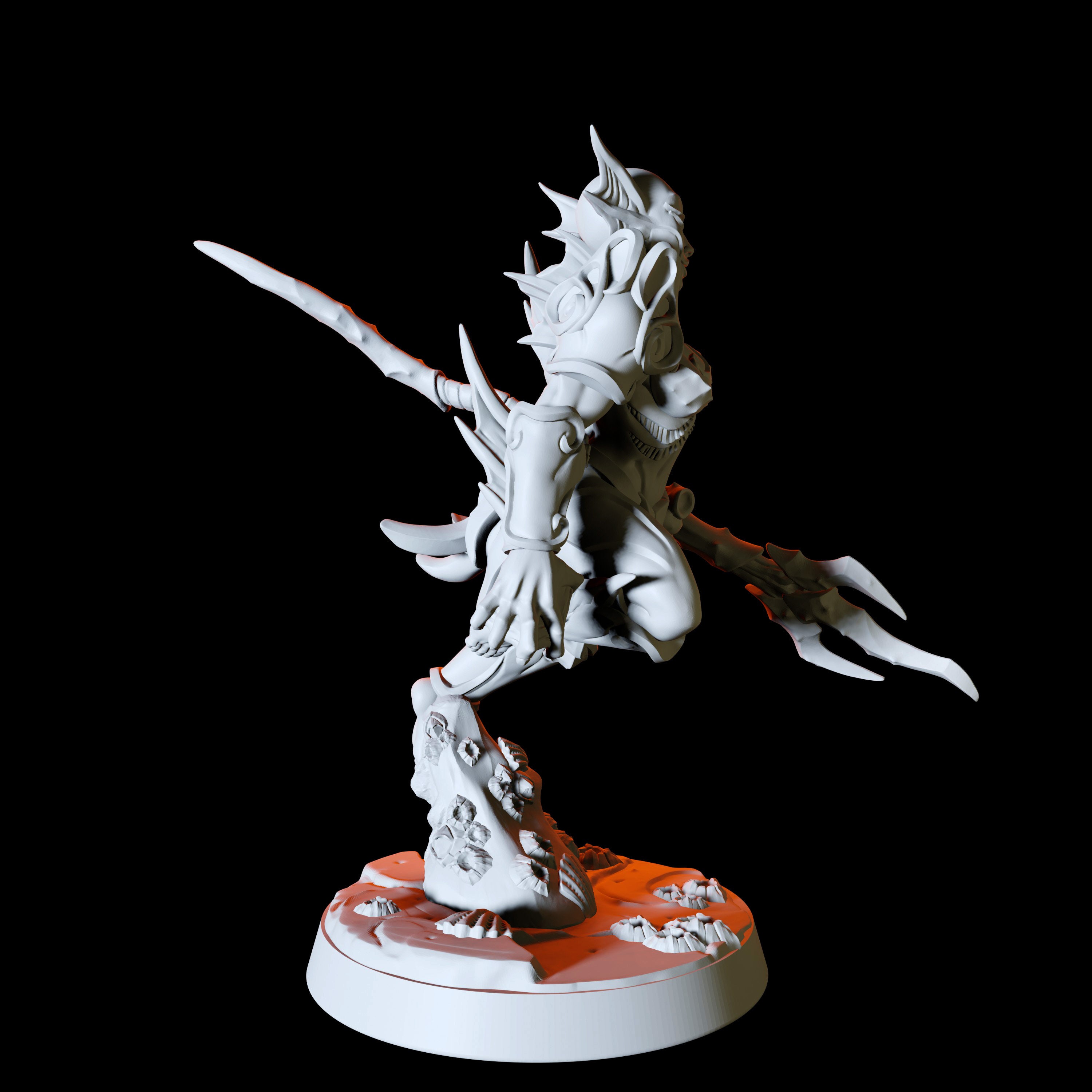 Sea Elf Miniature With Trident for D&D Dungeons and Dragons - Etsy UK